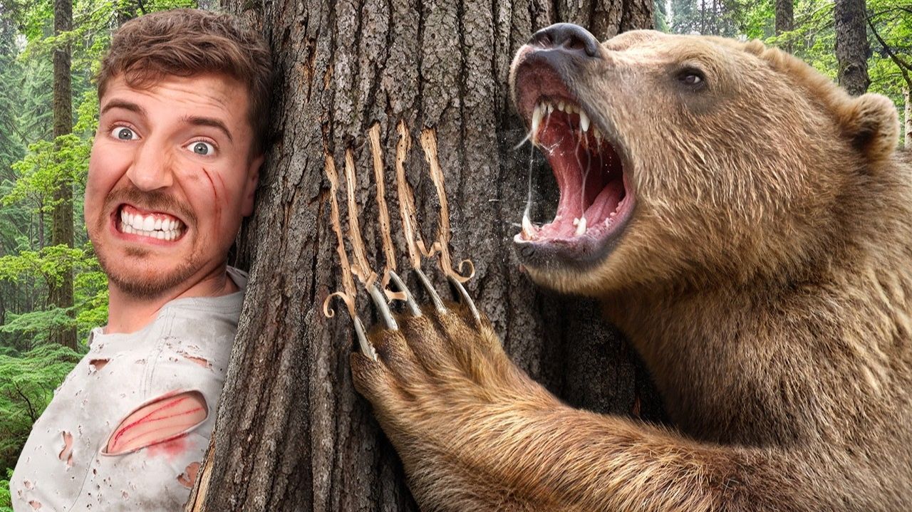 Мистер Бист на русском. $10,000 за каждый день пережитый в глуши. MrBeast 4К