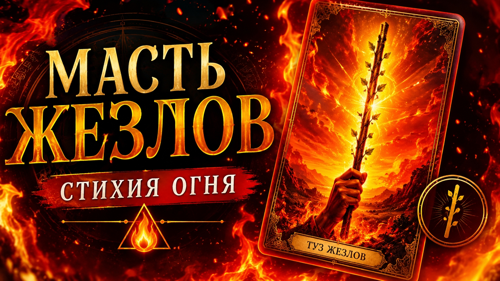 Масть жезлов - стихия огня