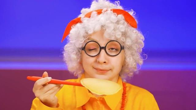 Кулинарный Челлендж# Я против Бабушки # Смешные Челленджи с Едой ч. 9