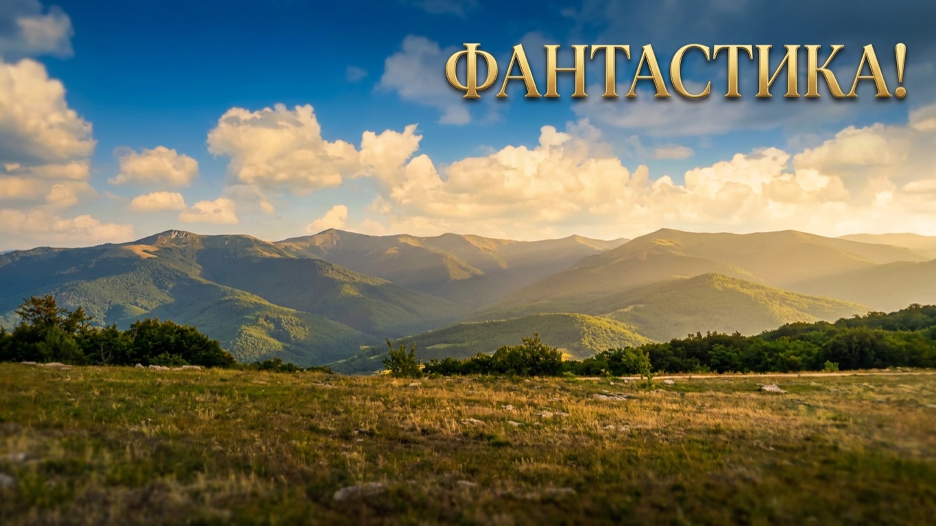 Просто классные пейзажи горного Крыма