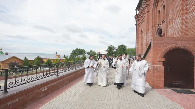 Фрагменты богослужения и проповедь в сороковой день преставления архимандрита Гермогена