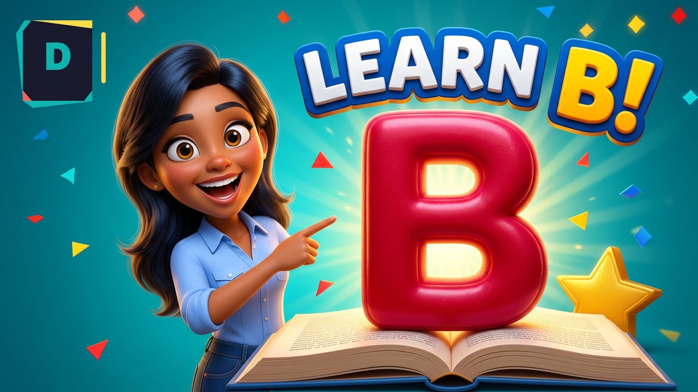 B | буква B | Learn the Alphabet - ABC. Учим английский алфавит | Чтобы сразу заговорил