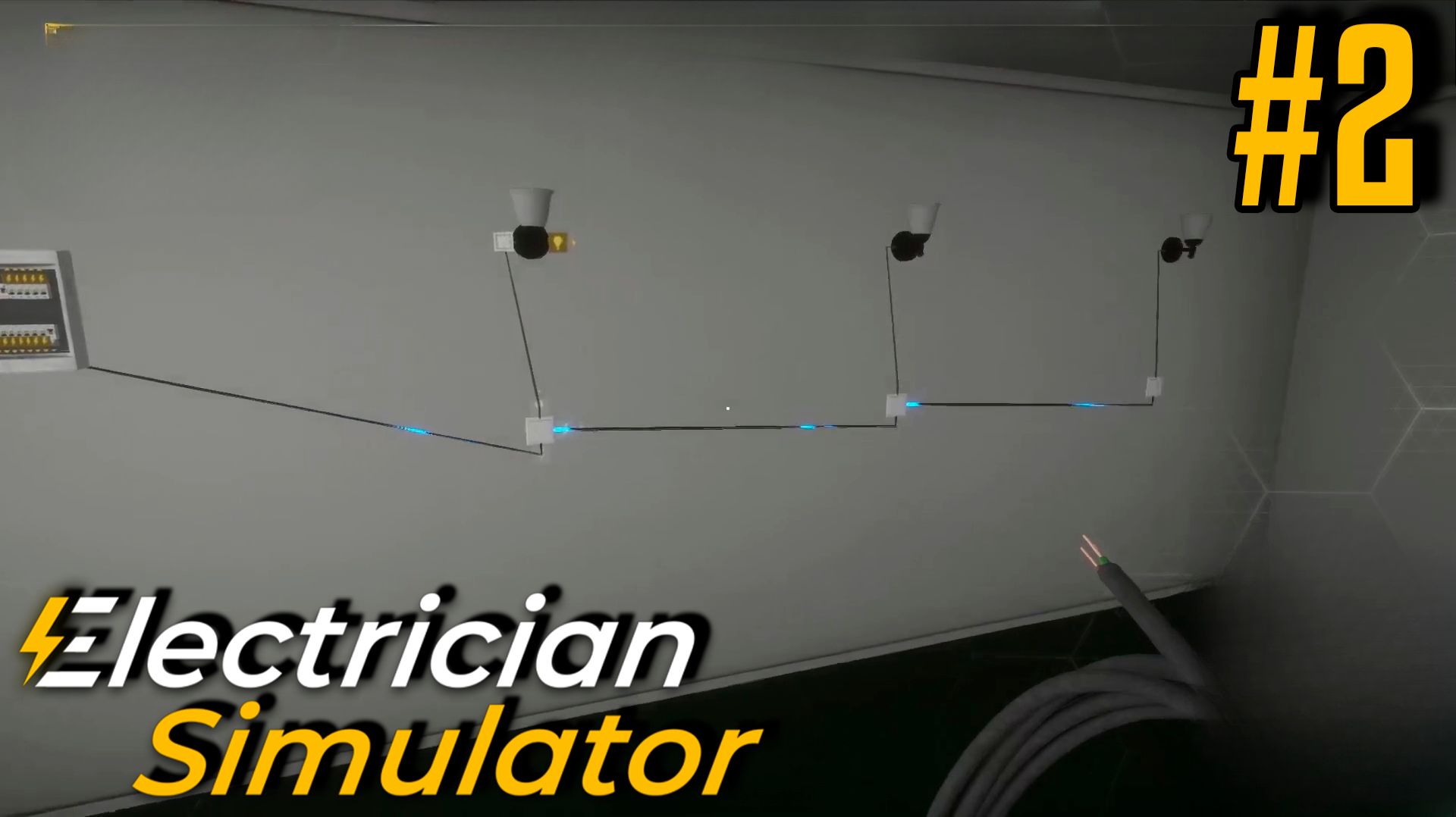 ПРОКЛАДЫВАЕМ ПРОВОДКУ ► Electrician Simulator #2