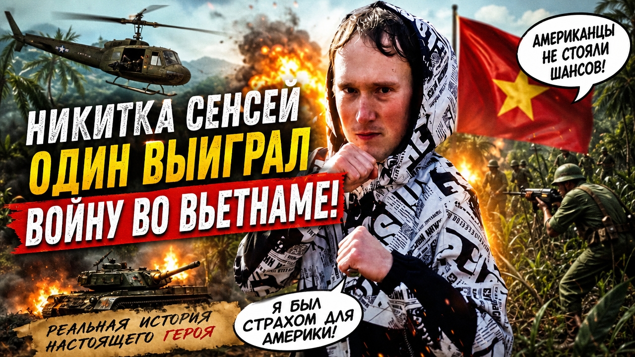 Сэнсэй Никитка флэшбеки войны во Вьетнаме.