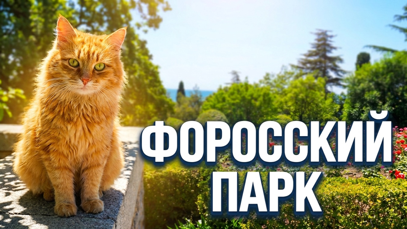 Крым, ЮБК, Форос и форосский парк возле  чёрного моря