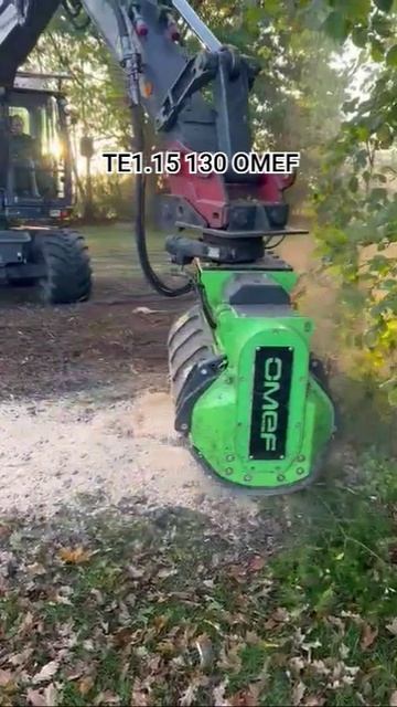🟢 Лесной мульчер TE15 @OMEFGROUP на экскаваторы 15-25тн