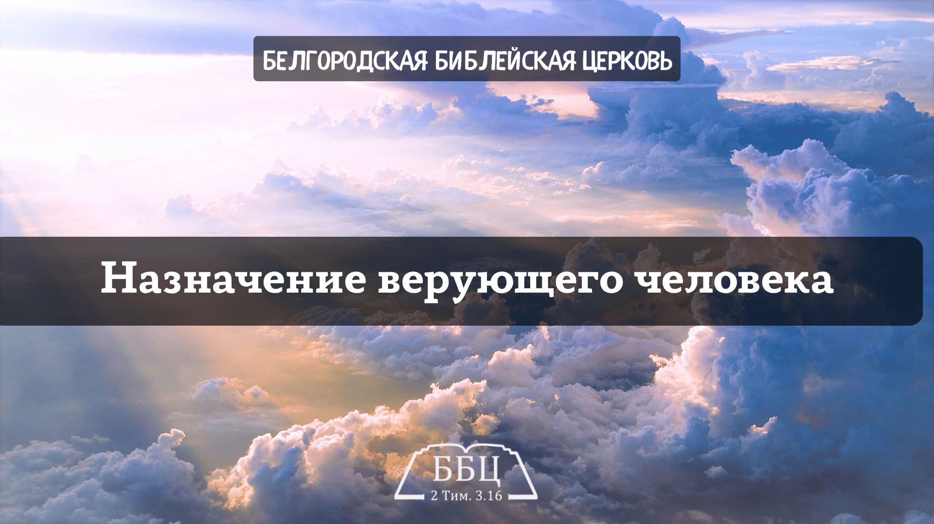 Назначение верующего человека || Сукач Дмитрий