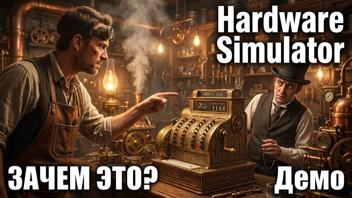 ЗАЧЕМ ЭТО? Hardware Simulator -  МАГАЗИН СТРОЙТОВАРОВ  Demo🕹Первый взгляд, обзор геймплей