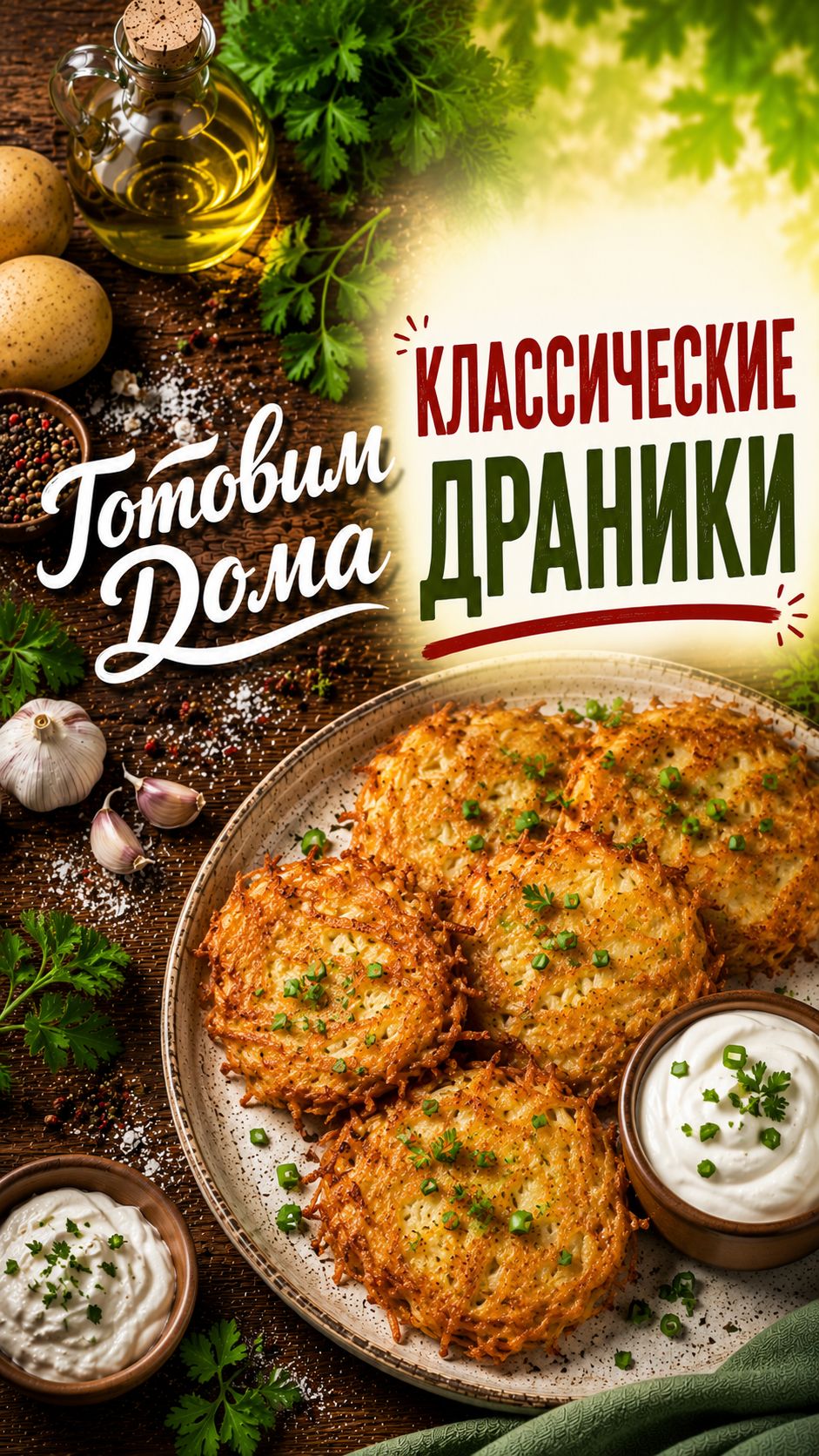 «Готовим дома».  Драники