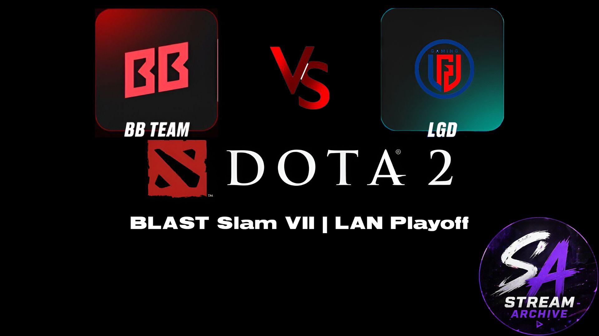 DOTA 2  BetBoom Team vs LGD  BLAST Slam VII | LAN Playoff