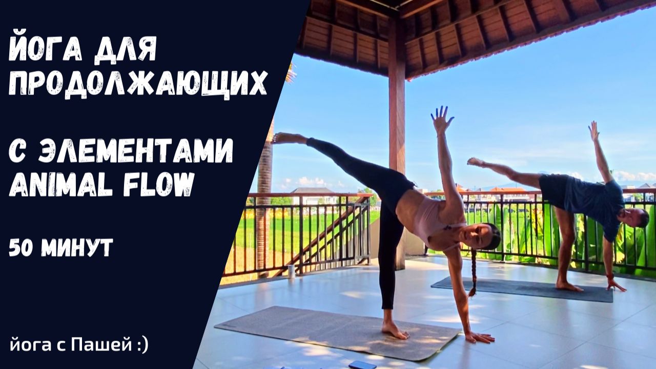 ANIMAL FLOW YOGA: Интенсивная йога для продолжающих