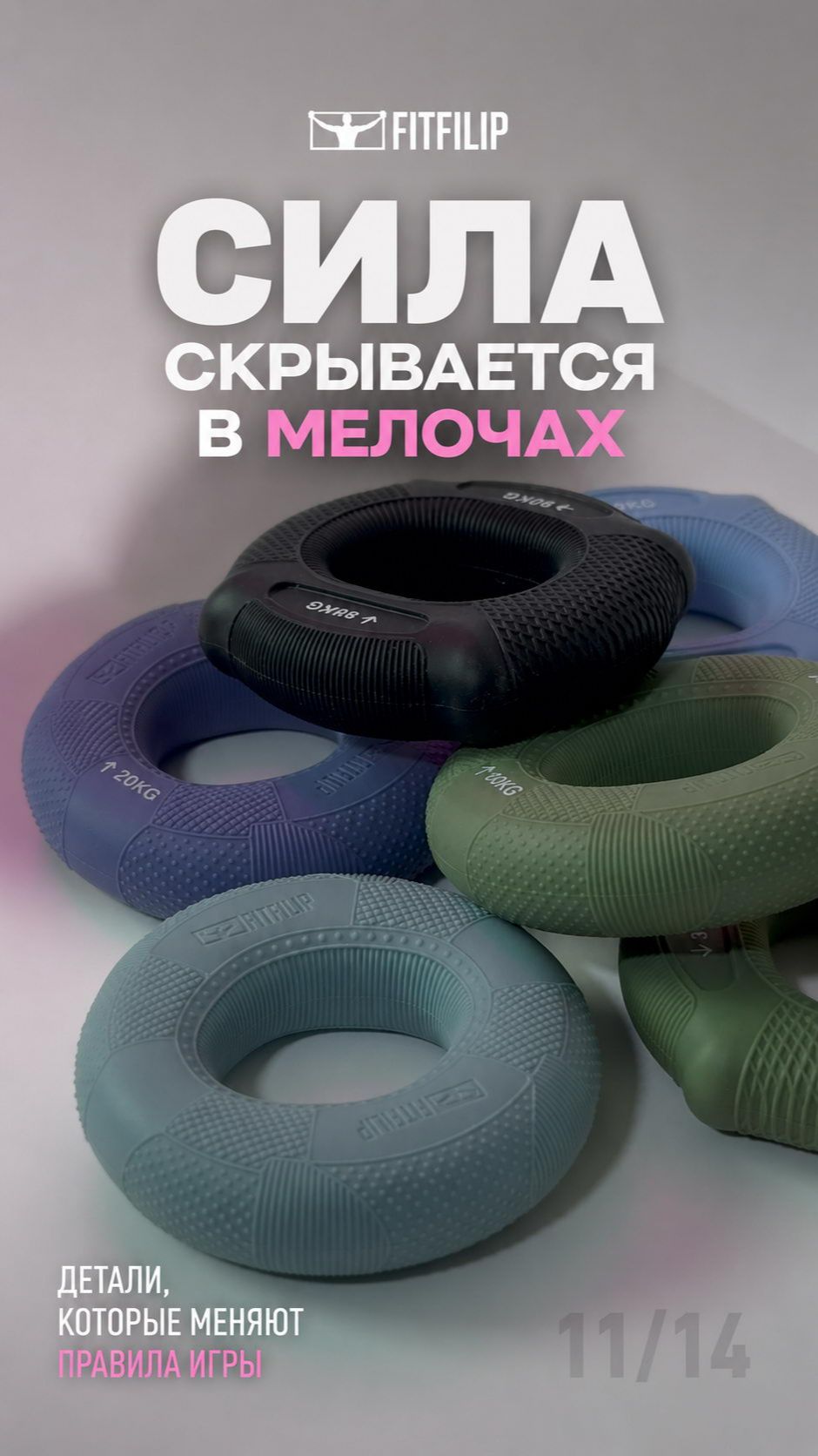 Эспандеры FITFILIP. Когда каждая деталь имеет значение