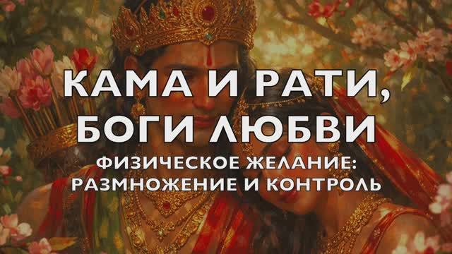 💞 Кама и Рати, боги любви. Физическое желание: размножение и контроль. Из 5-го видеовыпуска Куладжи