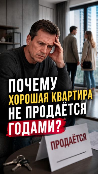 Квартира хорошая. Тогда почему её никто не покупает?
