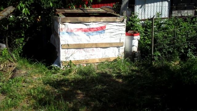 Утилизация травы и растительных остатков. Переработка пищевых отходов. Компостер...