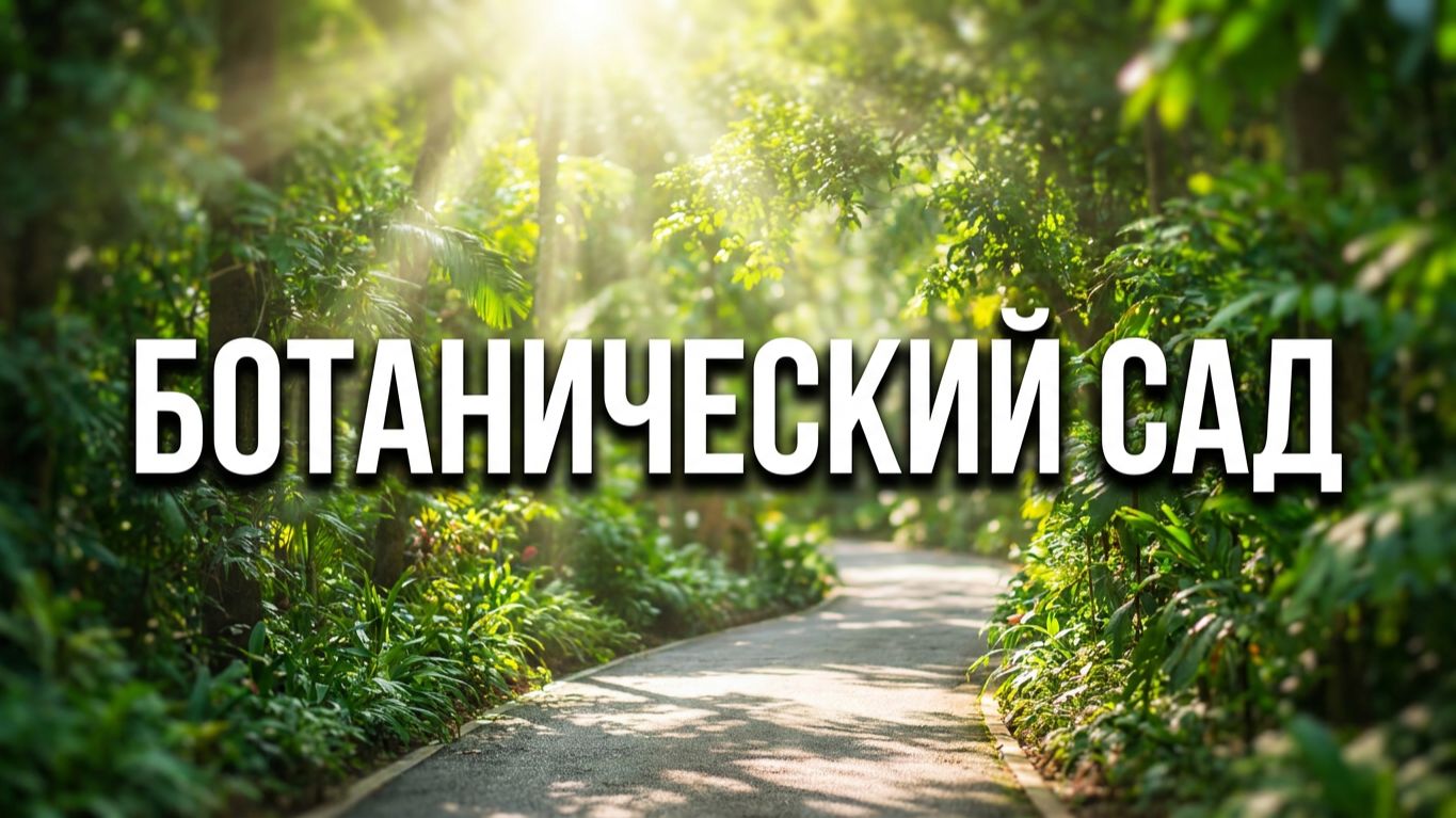 2 ч. Лекторий « Под кронами деревьев» .Там на неведомых дорожках в Ботаническом саду.под пение птиц.