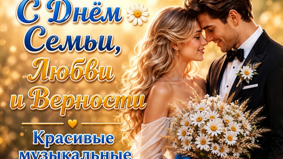 С Днём Семьи, Любви и Верности ❤️ Самое Красивое Поздравление с Праздником Семьи
