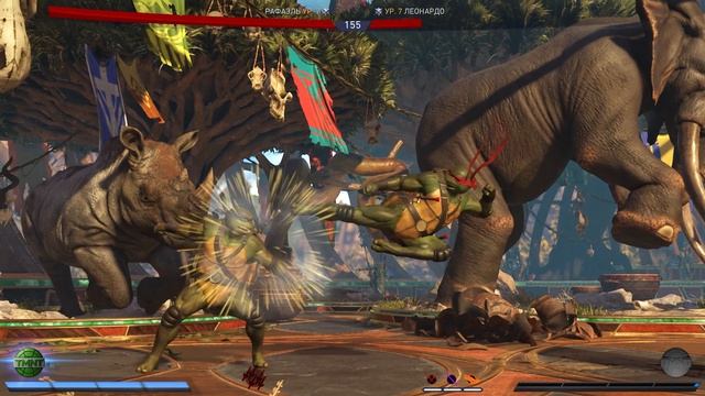 Injustice 2 Raph vs Leo А мой панцырь сильнее