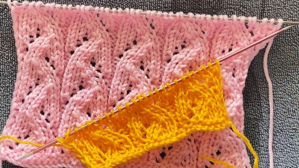 🧶КРАСИВЫЙ АЖУРНЫЙ УЗОР💜
