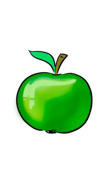 Как нарисовать яблоко? Уроки рисования для детей
