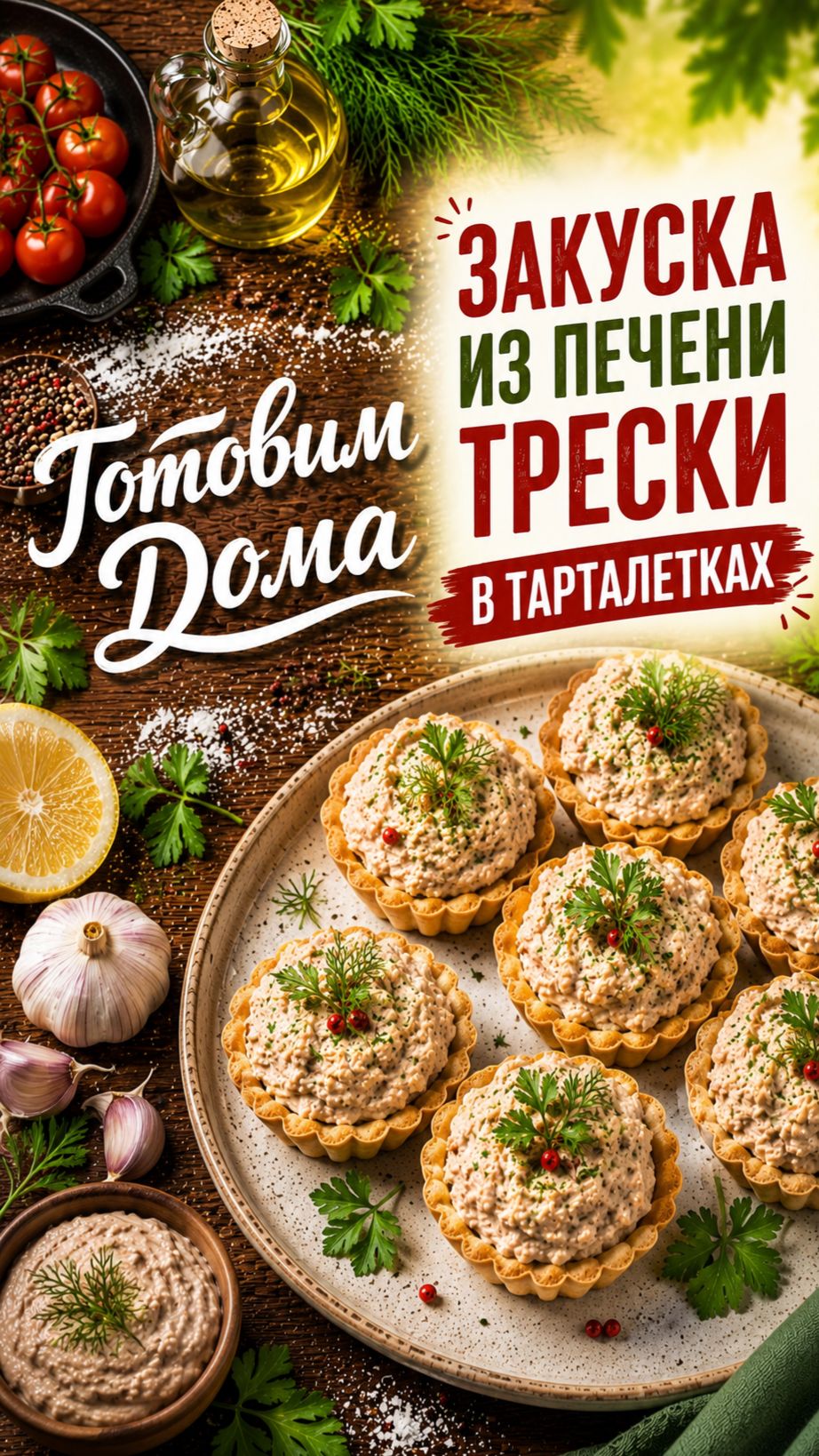 🥗 Готовим дома: Закуска из печени трески
