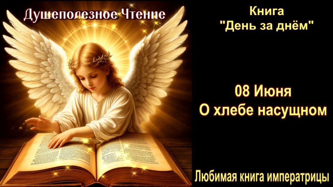 8 Июня  "О хлебе насущном"  День за днем