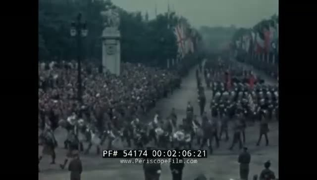 Лондон. Парад победы. 8 июня 1946 г.