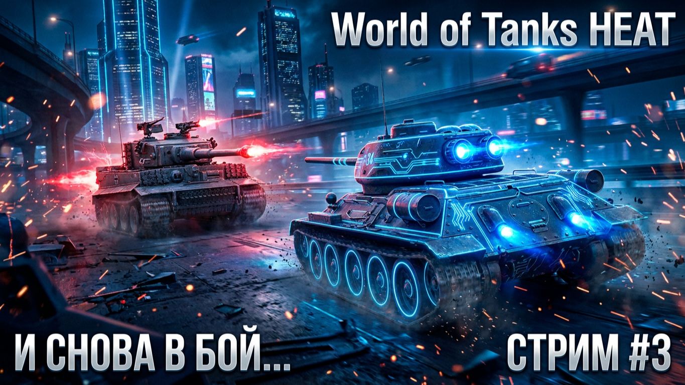 World of Tanks HEAT - И снова в бой...🕹СТРИМ Эпизод 3