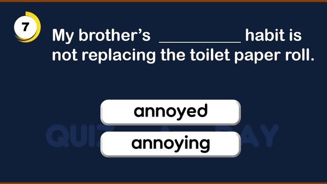 Participle Adjectives Quiz _ ED or ING