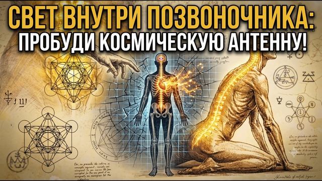 СВЕТ ВНУТРИ ПОЗВОНОЧНИКА: древняя практика пробуждения космической антенны