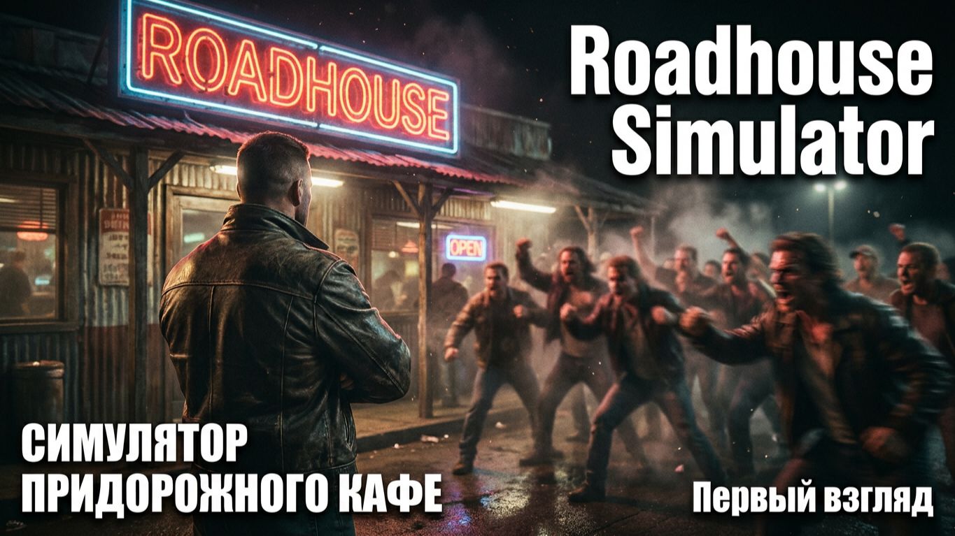 Roadhouse Simulator - СИМУЛЯТОР ПРИДОРОЖНОГО КАФЕ Prologue🕹Первый взгляд, обзор геймплей
