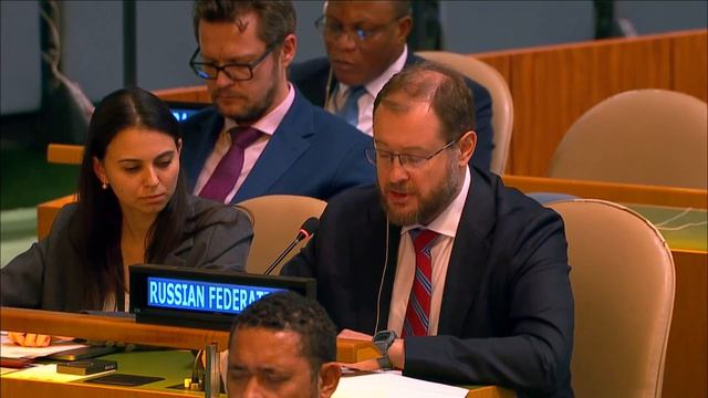 Зам. представителя Д.С.Чумаков в ГА ООН по резолюции о здоровье населения мира, 4 июня 2026 года