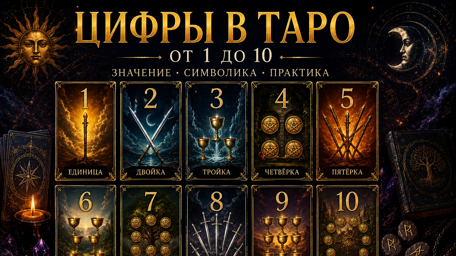 Цифры в таро