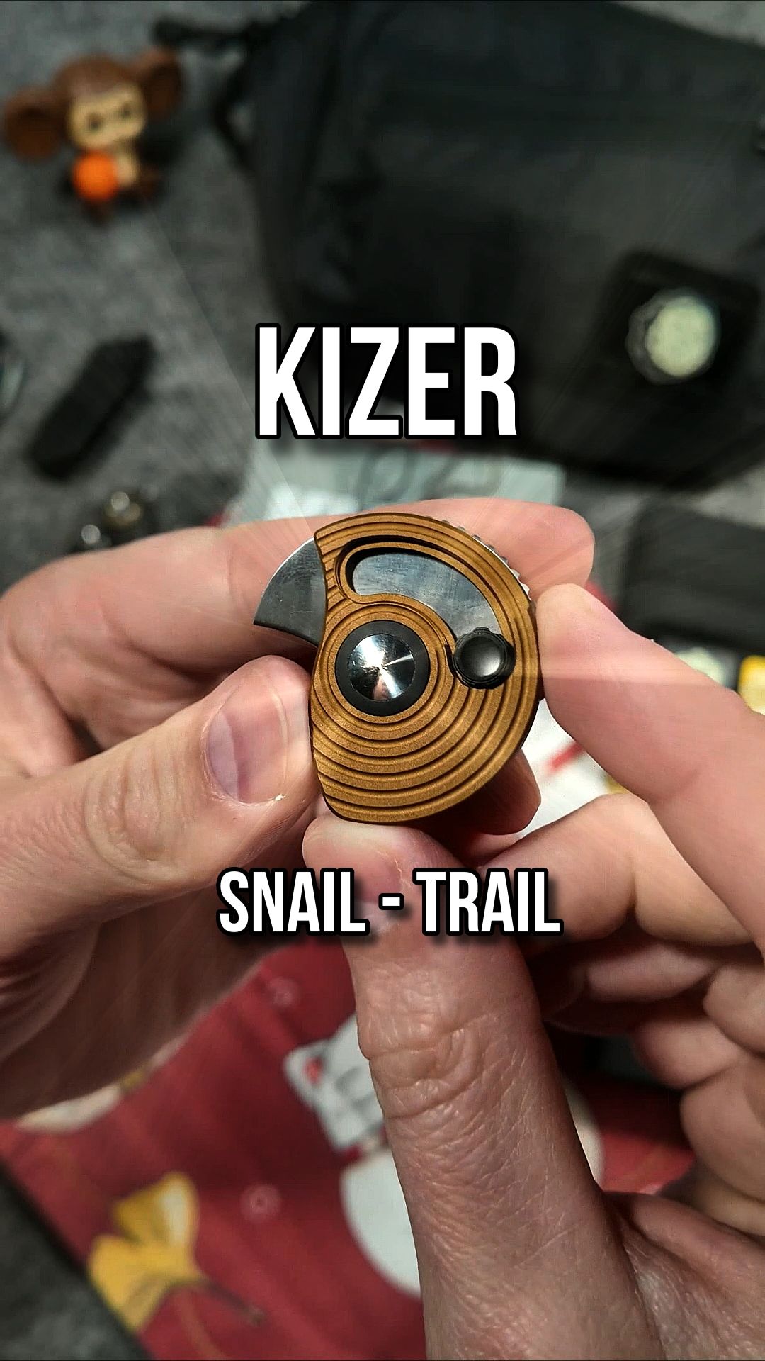 🔥 Нож Kizer Snail - Trail #edc #edcknife #kizerknives #unboxing #everyday