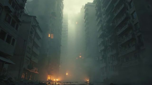 Ruined Cityscape ~ Post-Apocalyptic Dark Ambient Music ~ Dystopian Sci-Fi Soundscape