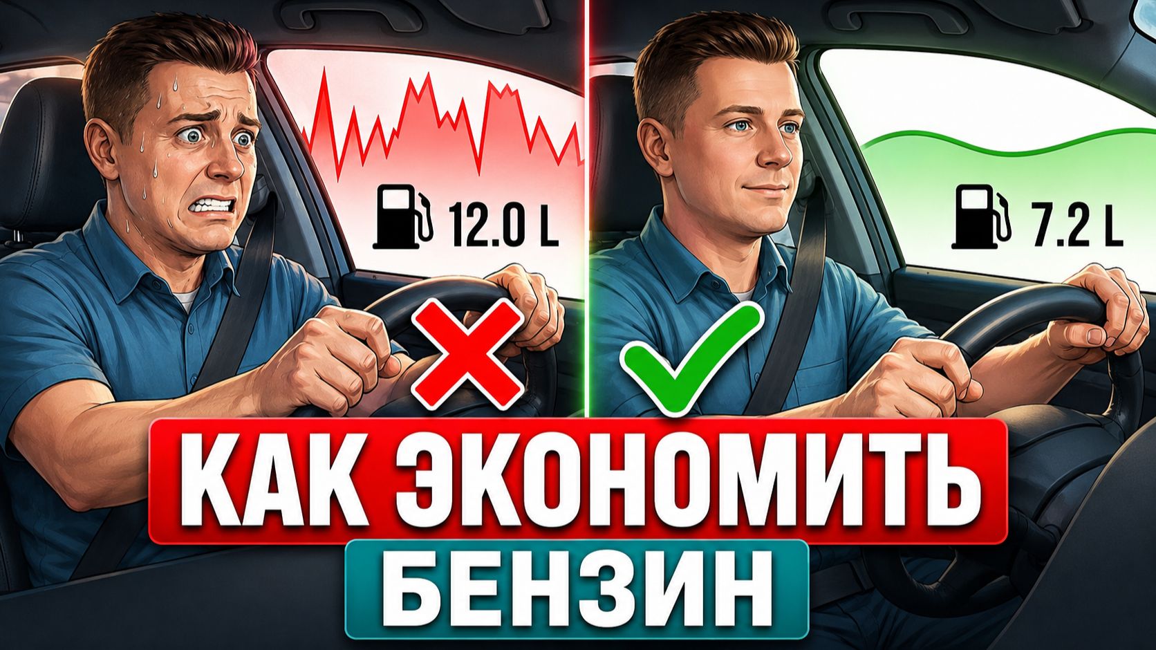 Машина "жрет" бензин? Причина это ТЫ