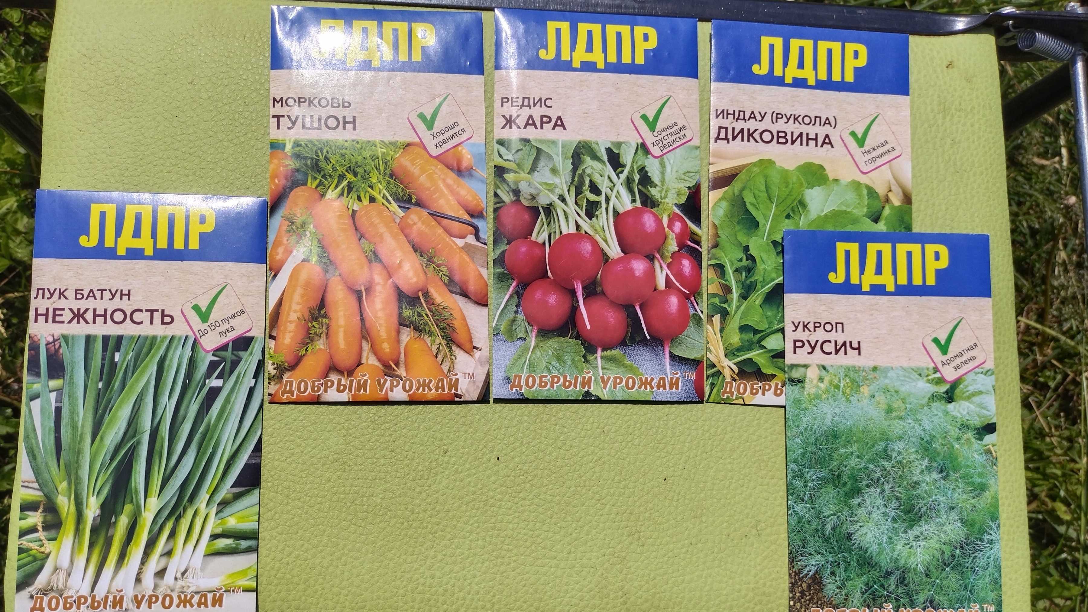 Семена от ЛДПР сей на грядку