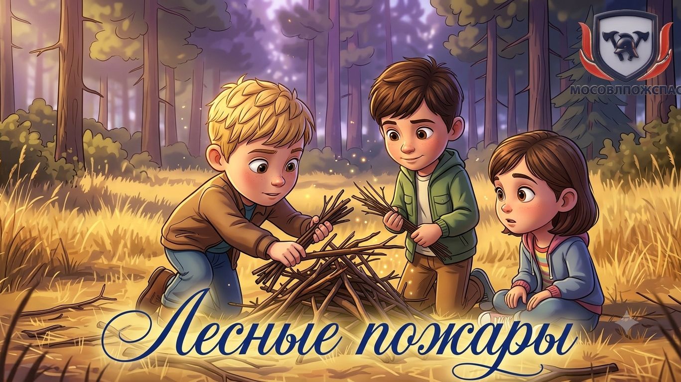 🔥 НЕЛЬЗЯ ИГРАТЬ СО СПИЧКАМИ В ЛЕСУ! ОДНА ИСКРА — И ЛЕС ГОРИТ! 🌲