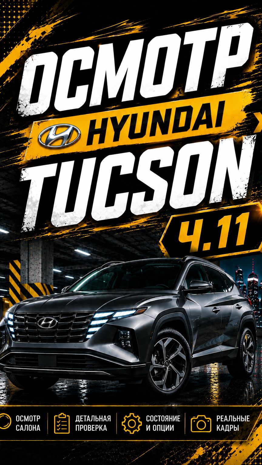 Hyundai Tucson из Кореи  Осмотр ч.11  Оптика, задний бампер и тормозные диски