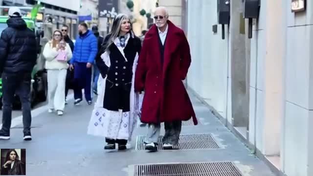 Милан стрит-стайл: Это надо видеть! #1