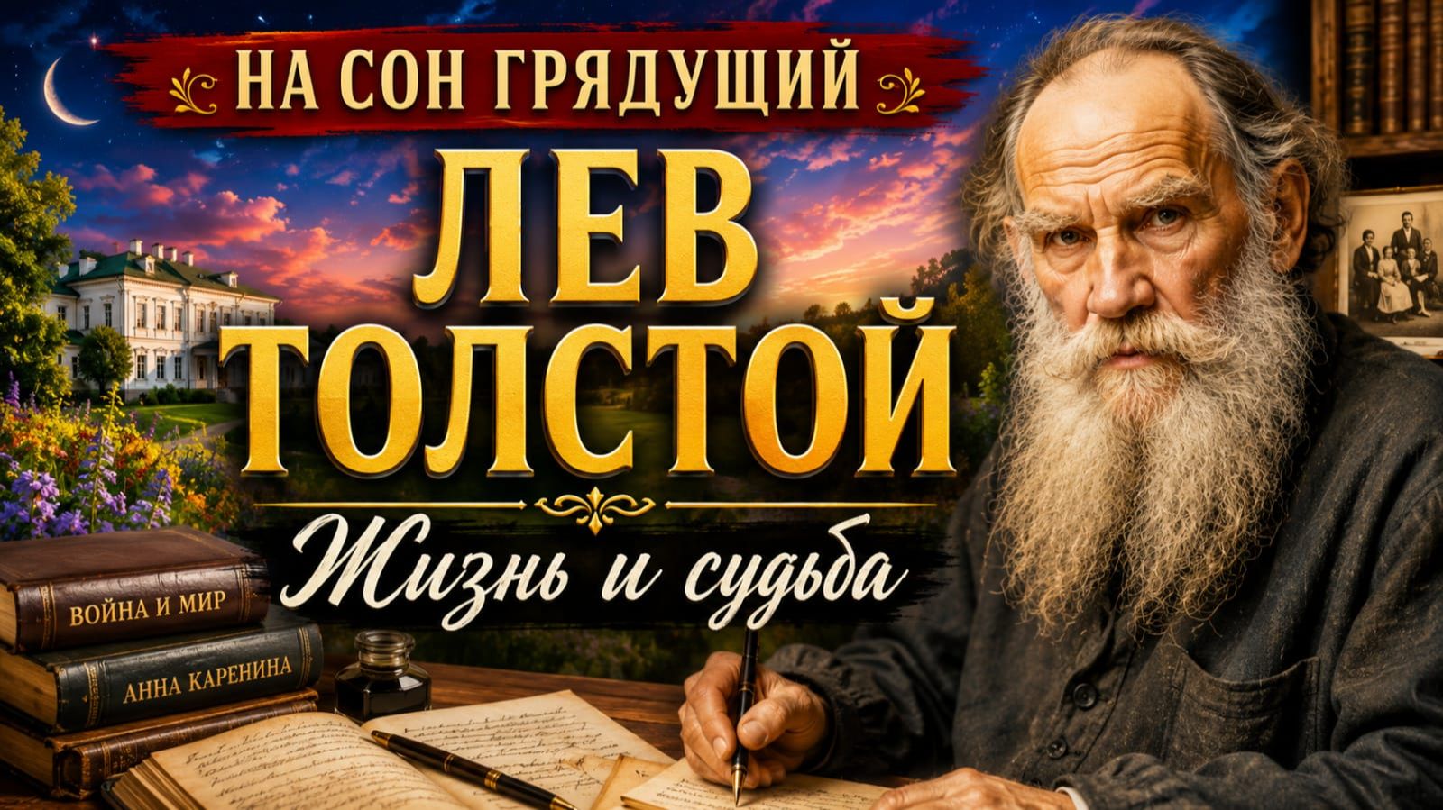 Лев Толстой: Жизнь как бегство от себя. Аудиобиография для сна