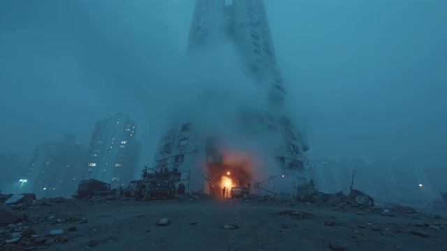 Ruined Cityscape Dark Ambient Drone - Post Apocalyptic Soundscape for Desolate Worlds