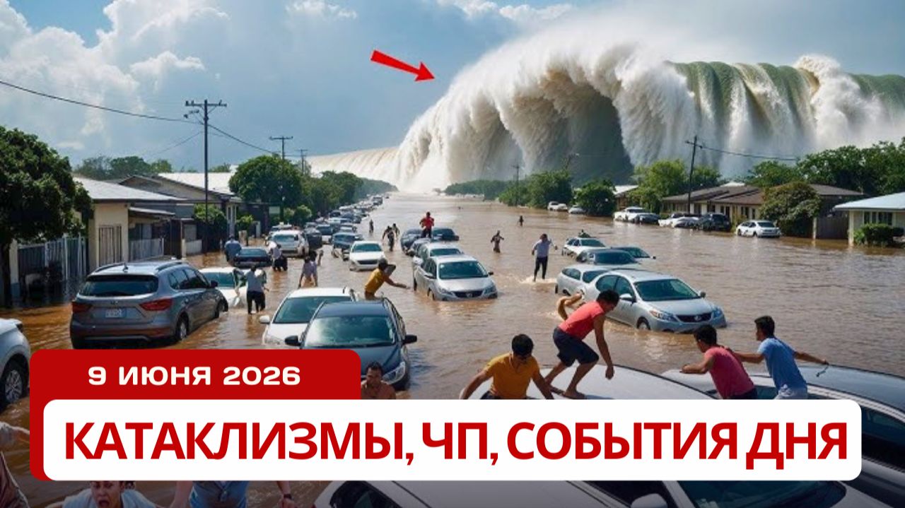 Новости Сегодня 09.06.2026 Катаклизмы за сегодня, ЧП, События дня | Россия США Китай Индия Европа