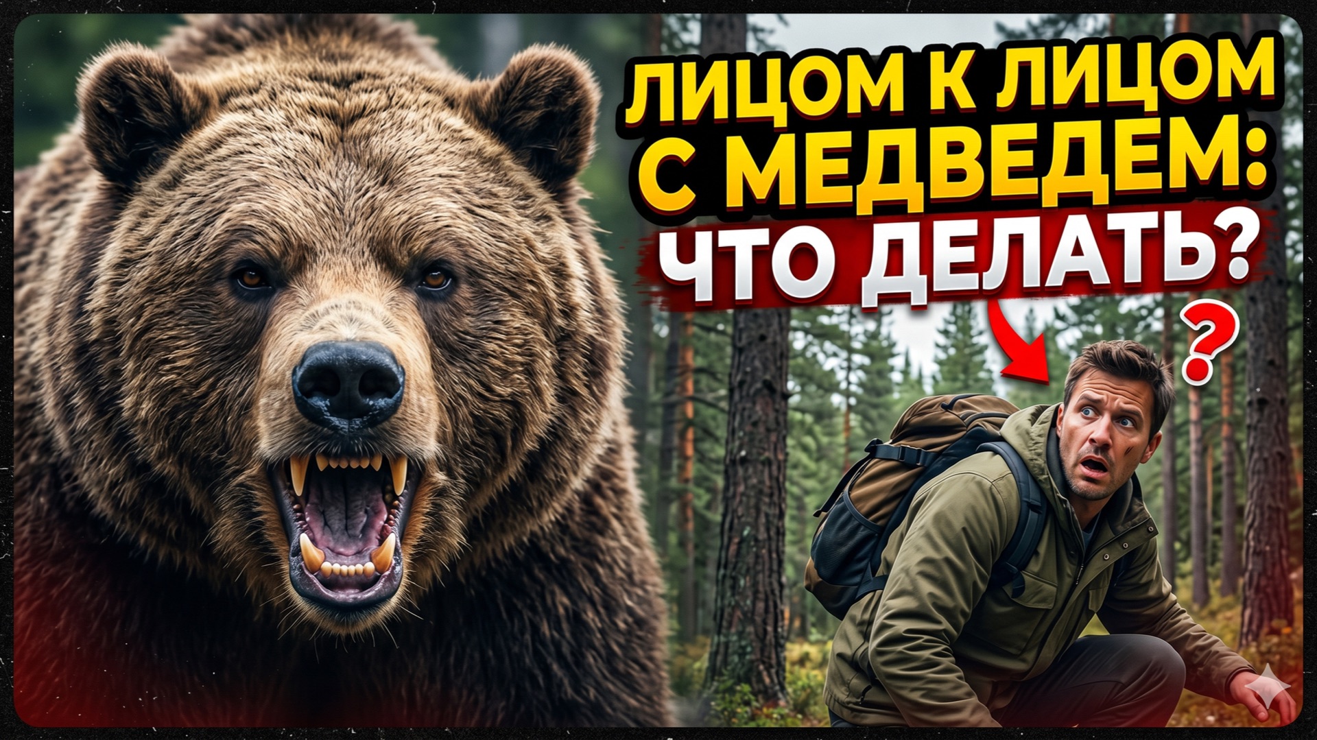 Лицом к лицу с медведем: Что делать ?