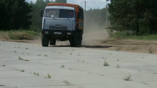 КАМАЗом 4х4 с самоблоком ДАК 507 в переднем мосту
