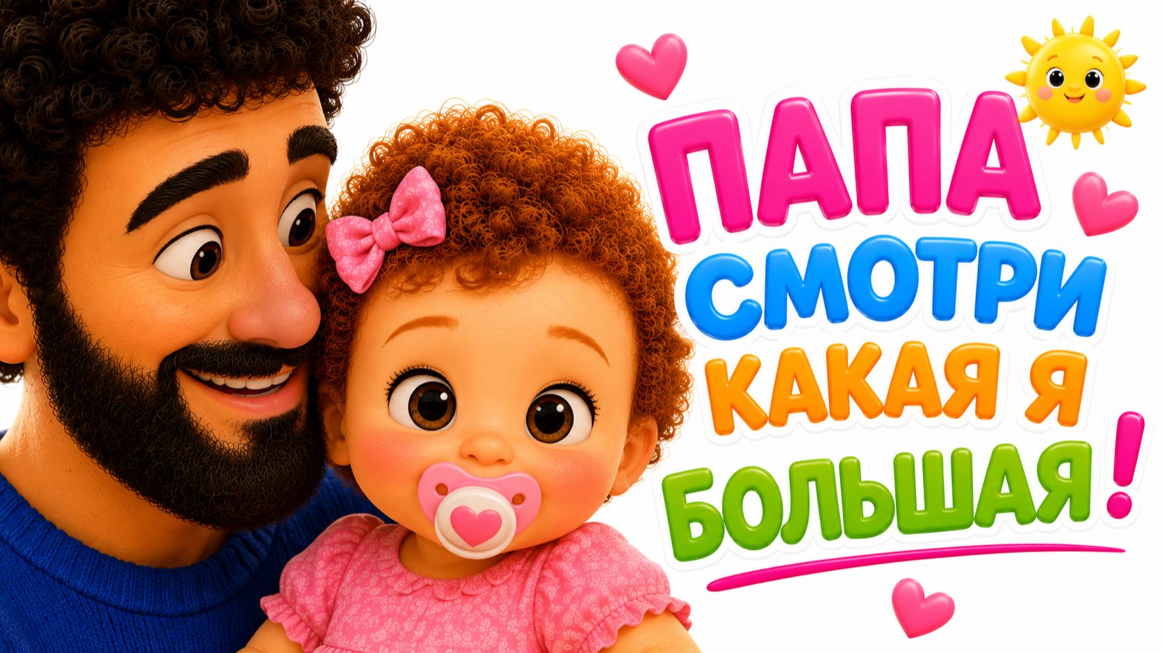 Папочка Я Тебя Люблю! | Песенка про папу для малышей