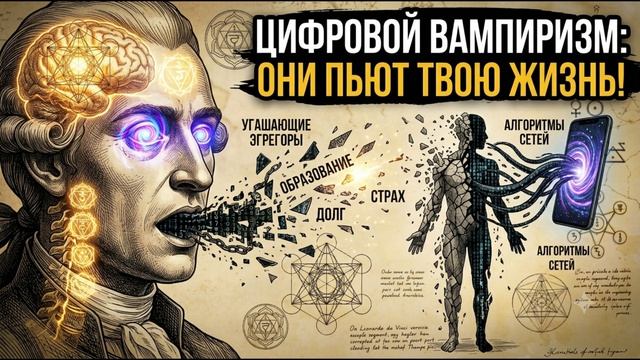 Сен Жермен ЦИФРОВОЙ ВАМПИРИЗМ: как алгоритмы сетей незаметно пережёвывают твою жизненную силу
