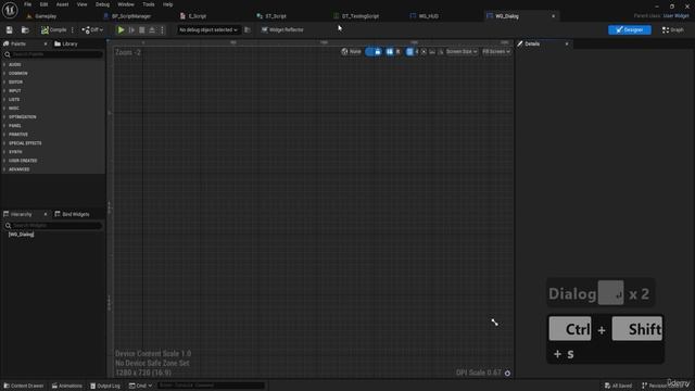 8 - Lesson 7 UE5 HUD Dialogue Widgets Blueprint Design Principles