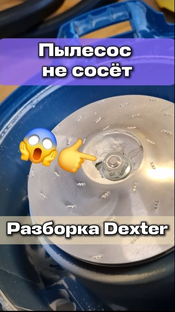 РЕМОНТ ПЫЛЕСОСА DEXTER