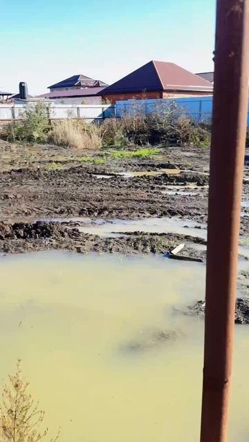 Бетон в "болоте". Всё затоплено вокруг. Бетононасос ГРАНД